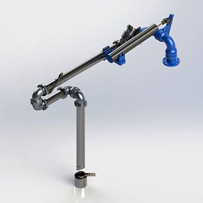 Fluid transfer loading arm - LA120 series - Zipfluid srl - top-loader
