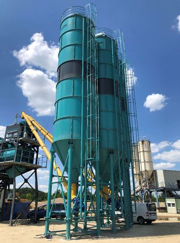 Welded silo - CS-100 - CONSTMACH Concrete Plants & Crushers - bolted ...