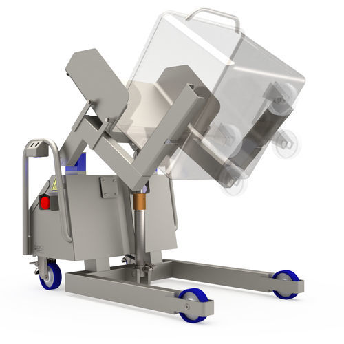 Electro-hydraulic tipping station - NT - Backsaver - mobile / lifting ...