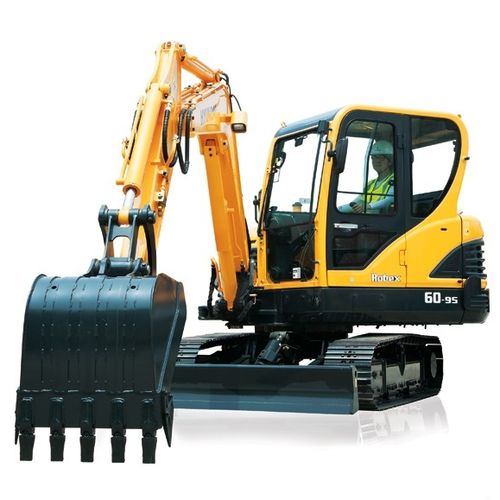 Mini-excavator - R60-9S - HYUNDAI HEAVY INDUSTRIES - crawler / Tier 2 ...