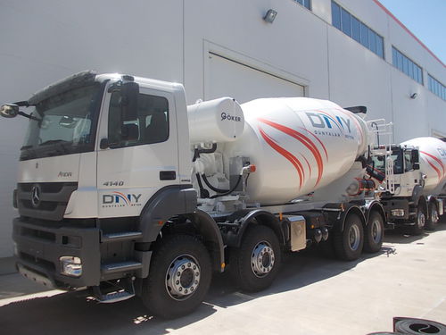 Truck-mounted concrete mixer - IMI series - GOKER Contruction Machines ...