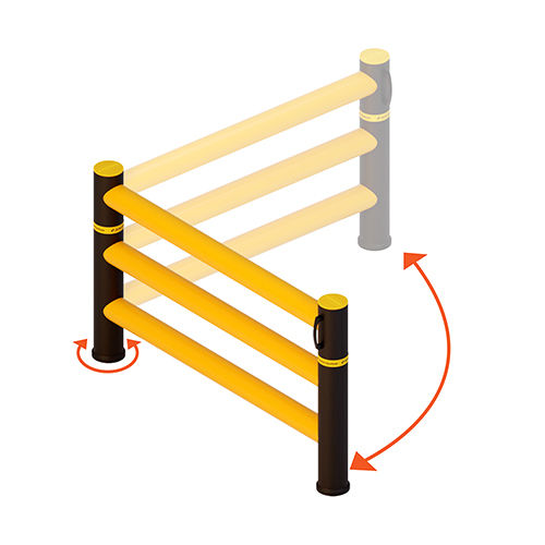 Access barrier - TRAFFIC R3 HD+ - Anter System - protective / swing ...