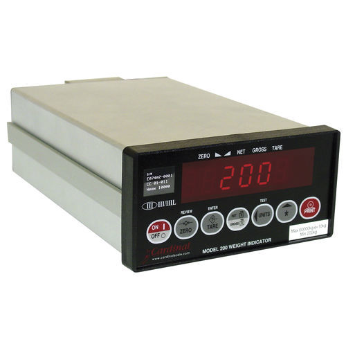 LED display weight indicator - 200 - Cardinal Scale - panel-mount / RS-232