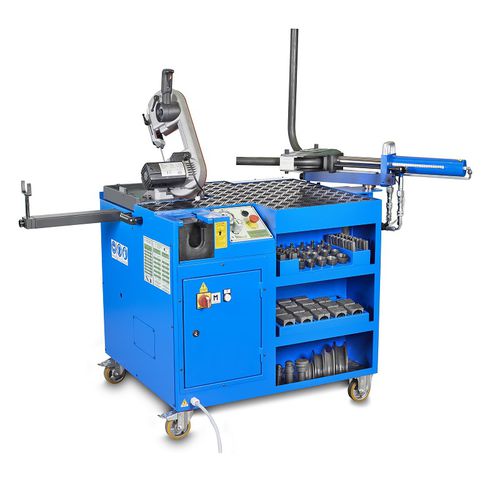 Hydraulic bending unit - CENTER JUNIOR - OP Srl - tube / cutting / pre ...
