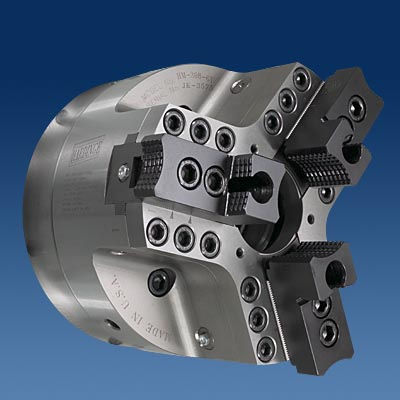 Power chuck - Sure-Grip® - Hardinge Workholding - 3-jaw / through-hole ...