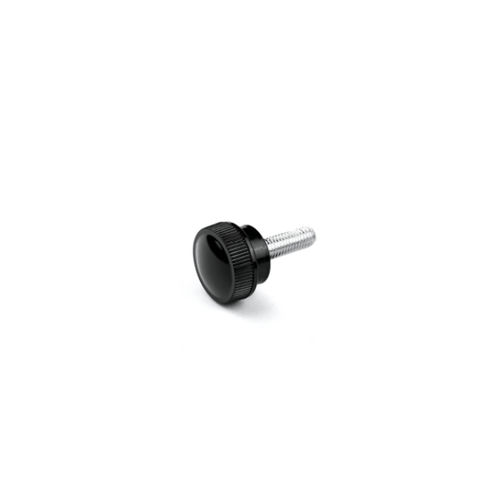 Threaded knob - VPZ - GAMM - knurled / round / stainless steel