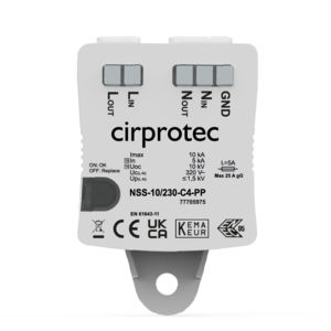 Class II surge protector - NSS-10/230-C4-PP - Cirprotec - class I ...