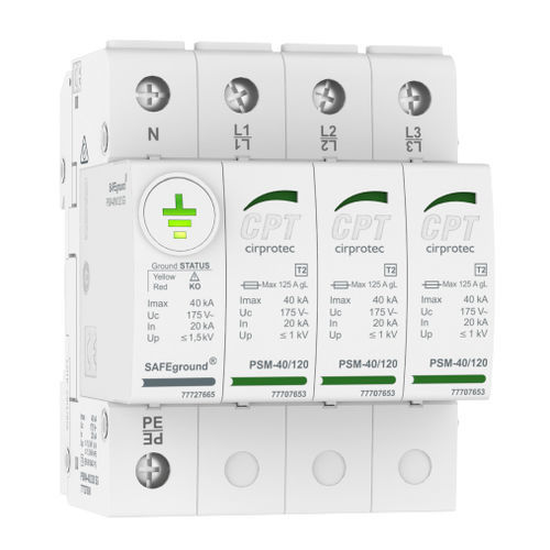 Type 2 surge protector - PSM4-40/230 SG - Cirprotec - class II / for ...