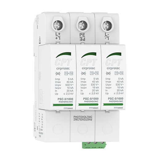 Type 1 surge protector - PSC3-5/1500 PV - Cirprotec - type 2 / class I / class II