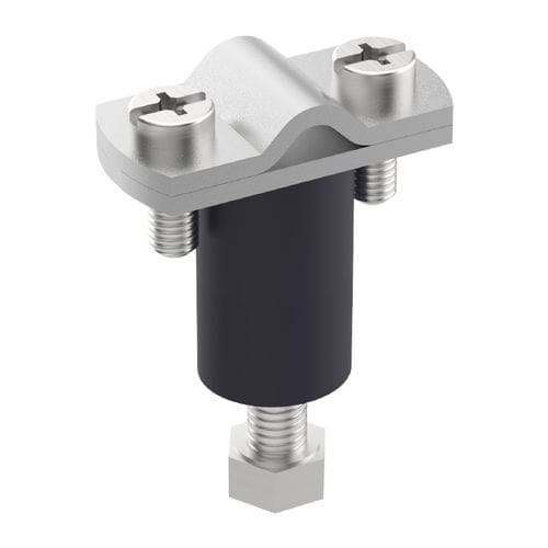 PVC cable clamp - SOP-COND TF ISO CABLE D10 - Cirprotec - stainless steel