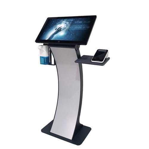 Monitor floor stand - EASY-PC-STAND-23-MED-C - WES Systeme Electronic GmbH
