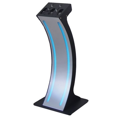 Monitor floor stand - EASY-PC-STAND-22-LED - WES Systeme Electronic GmbH