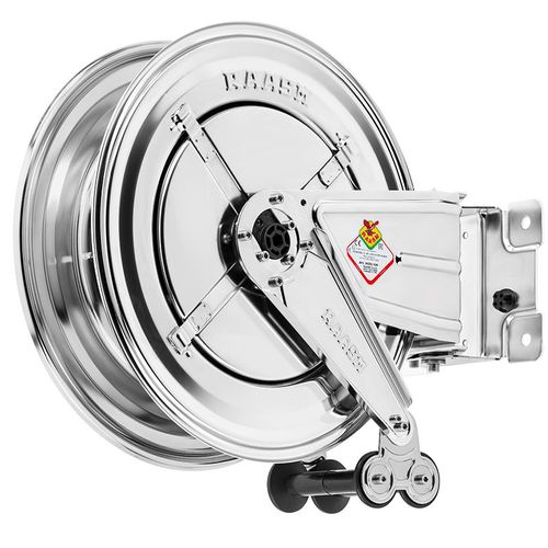 Hose reel - 8422.500 - RAASM SpA - self-retracting / for trucks / grease