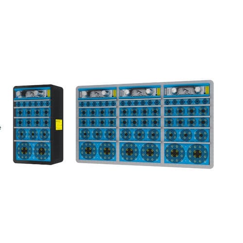 Cable and pipe transit system - Roxtec S Ex transit - Roxtec - frame ...