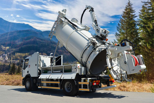 Vacuum-loader truck - M-Combi - Efemmak - sewer cleaner