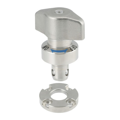 Quarter-turn fastener with wedge - QCWES - Imao Corporation - for food ...