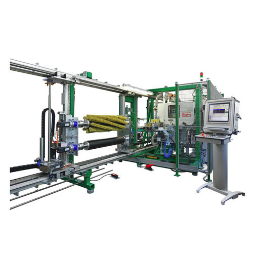 Roller brushing machine - WA-BFA21/E2 - Roth Composite Machinery GmbH