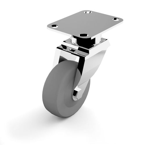 Swivel caster - 508001 - Alutec Group srl - base plate