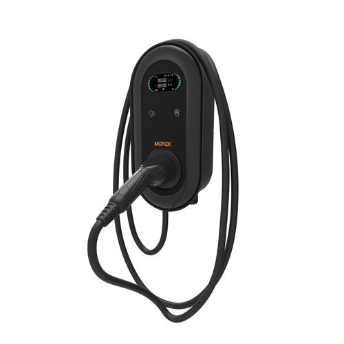 Electric vehicle charging post - MEV22DREWN6T2 - MOREK - AC / wall ...