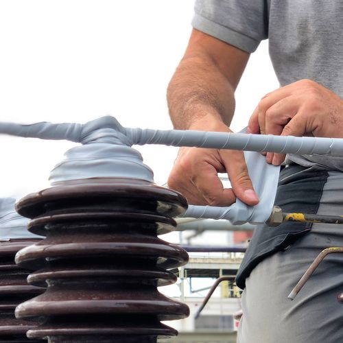 Insulating adhesive tape - E/TAPE MIDSUN - Groupe SANERGRID - rubber / for cables