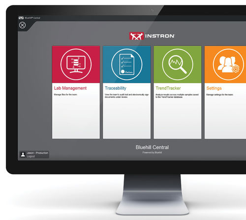 Management software - Bluehill® Central - Instron - database / server ...