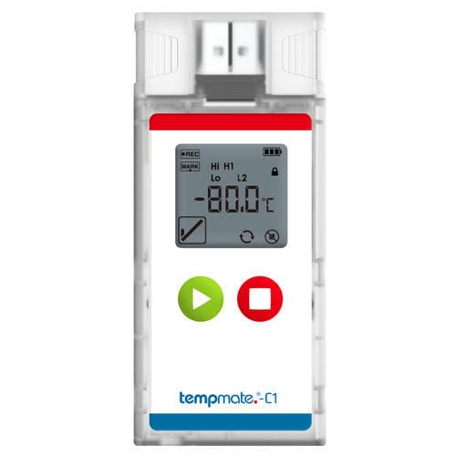 USB data logger - tempmate.®-C1 - tempmate GmbH - temperature / with LCD display / storage