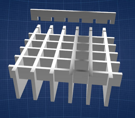 Metal grating - Meiser - pressed / high load capacity