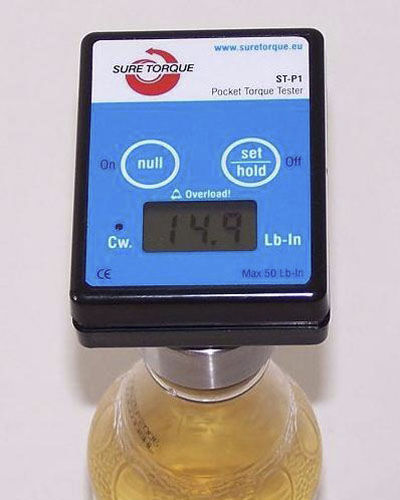 Portable torque tester - ST-P1 - Sure Torque Europe ltd - for bottle ...