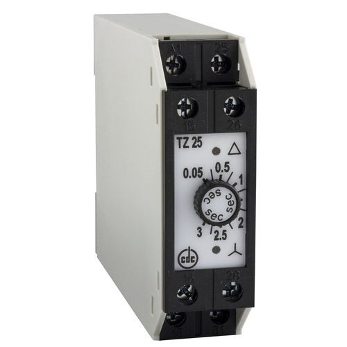 Electronic timer - TZ25 - ELETTROMECCANICA CDC s.r.l. - DIN rail