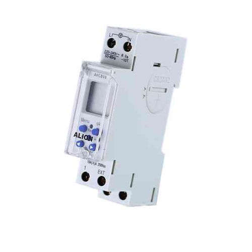 Digital time switch - AHC808 - Wenzhou ALION electronics Co.,Ltd - DIN rail