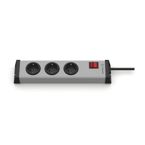 Power strip with switch - 0201x00032301 - Bodo Ehmann GmbH - 3 socket