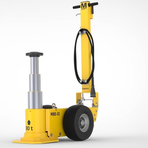 Wheeled jack - M80-31 - Cattini Oleopneumatica - hydro-pneumatic / 50 ...
