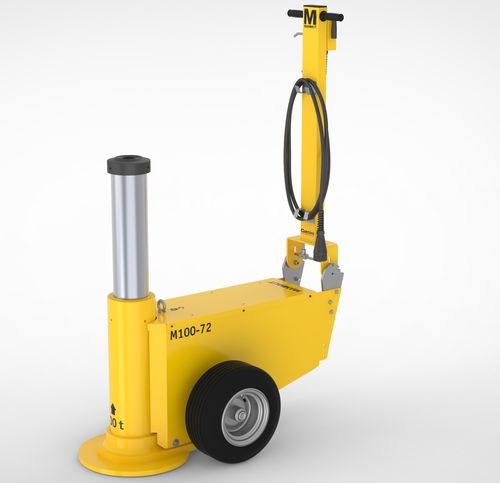 Wheeled jack - M100-72 - Cattini Oleopneumatica - hydro-pneumatic / 100 ...