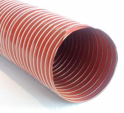 Flexible air duct - ABC SIL1 - ABC FLEX - steel / silicone-coated glass ...