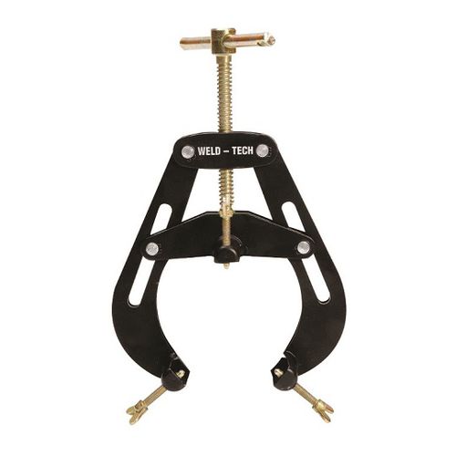 Screw pipe clamp - PF Series - WELD-TECH - stainless steel / quick-lock