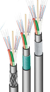 Power optical cable - MLO M1 - Cavicel - stranded / copper / industrial