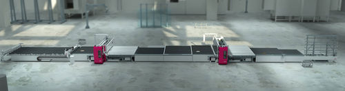 Glass cutting system - LiSEC - trimming / grinding / compact