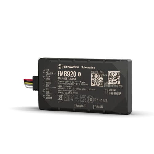 SMS tracker - FMB920 - TELTONIKA SAS - vehicle fleet tracking / GPS / 2G
