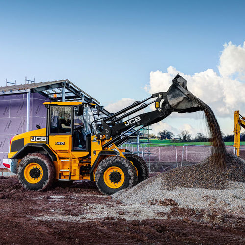 Wheeled loader - 417 - JCB - articulated / for construction / ergonomic