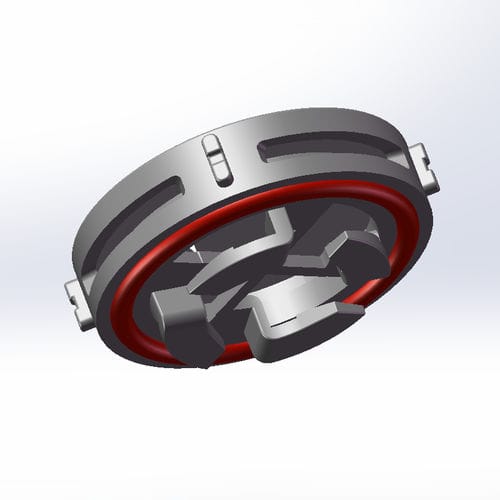 Battery plug - Shenzhen Milvent Technology Co.,Ltd - round / male / PBT