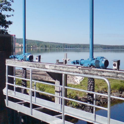 Dual sluice gate drive - Lifting Products Ltd