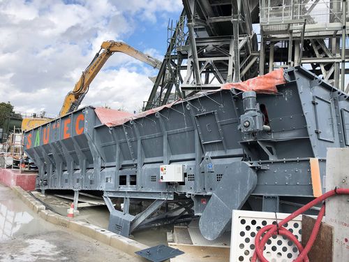 Receiving hopper - SAUTEC - unloading / for trucks / for bulk materials