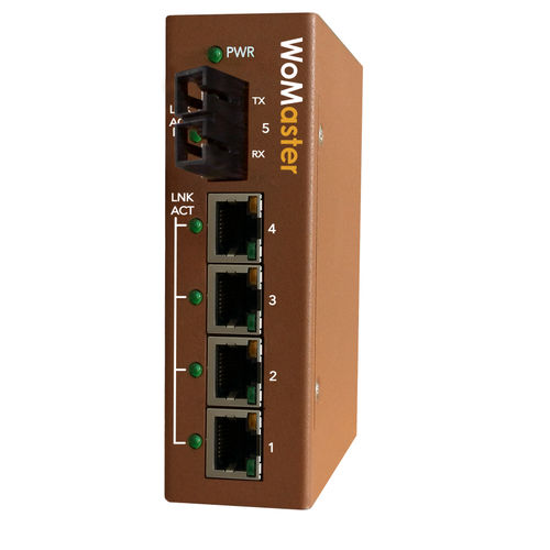 Unmanaged ethernet switch - DS105AF - WoMaster - 10/100BaseT(X) / 4 ...