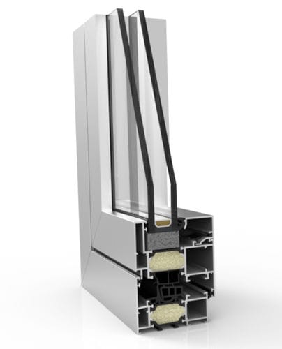 Aluminum profile - XP-70 TH HI - EXTRUGASA INTERNACIONAL S.A. - grooved ...