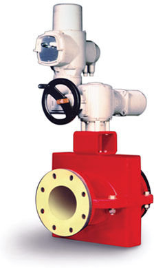 Pinch valve - 5200 E - Red Valve - electric / for control / for sludge
