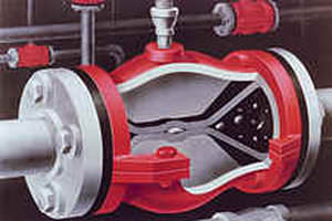 Pinch valve - A series - Red Valve - pneumatically-operated / flow ...