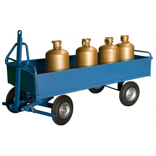 Industrial material trailer - 870007128 - FIMM - 2-axle / towed / with ...