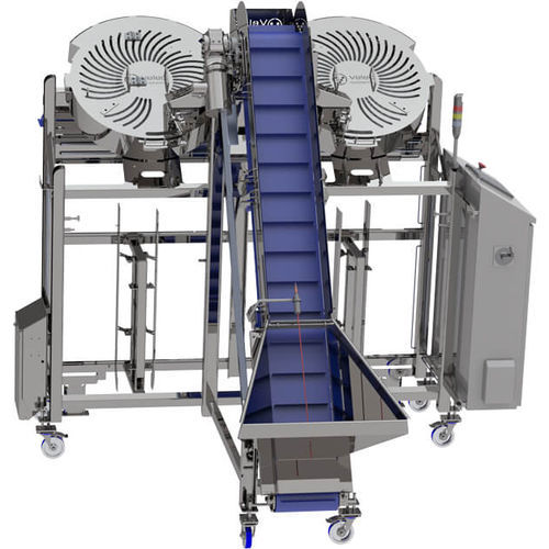 Inclined bagging machine - 2PA 800 - Velec Systems - flow-pack / thermoforming / automatic