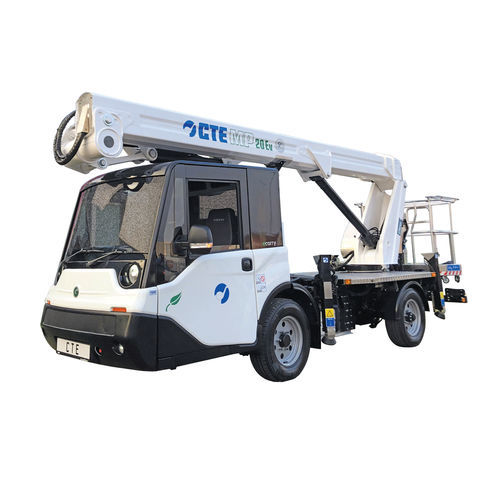Truck-mounted articulated telesocpic boom lift - MP 20 Ev - cte - fully-electric / for multiple ...