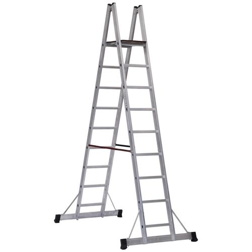 Aluminum ladder - A - CAGSAN LADDERS - platform